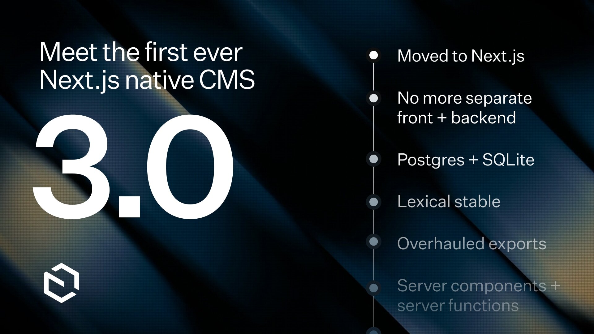 Payload 3.0: The first CMS that installs directly into any Next.js app