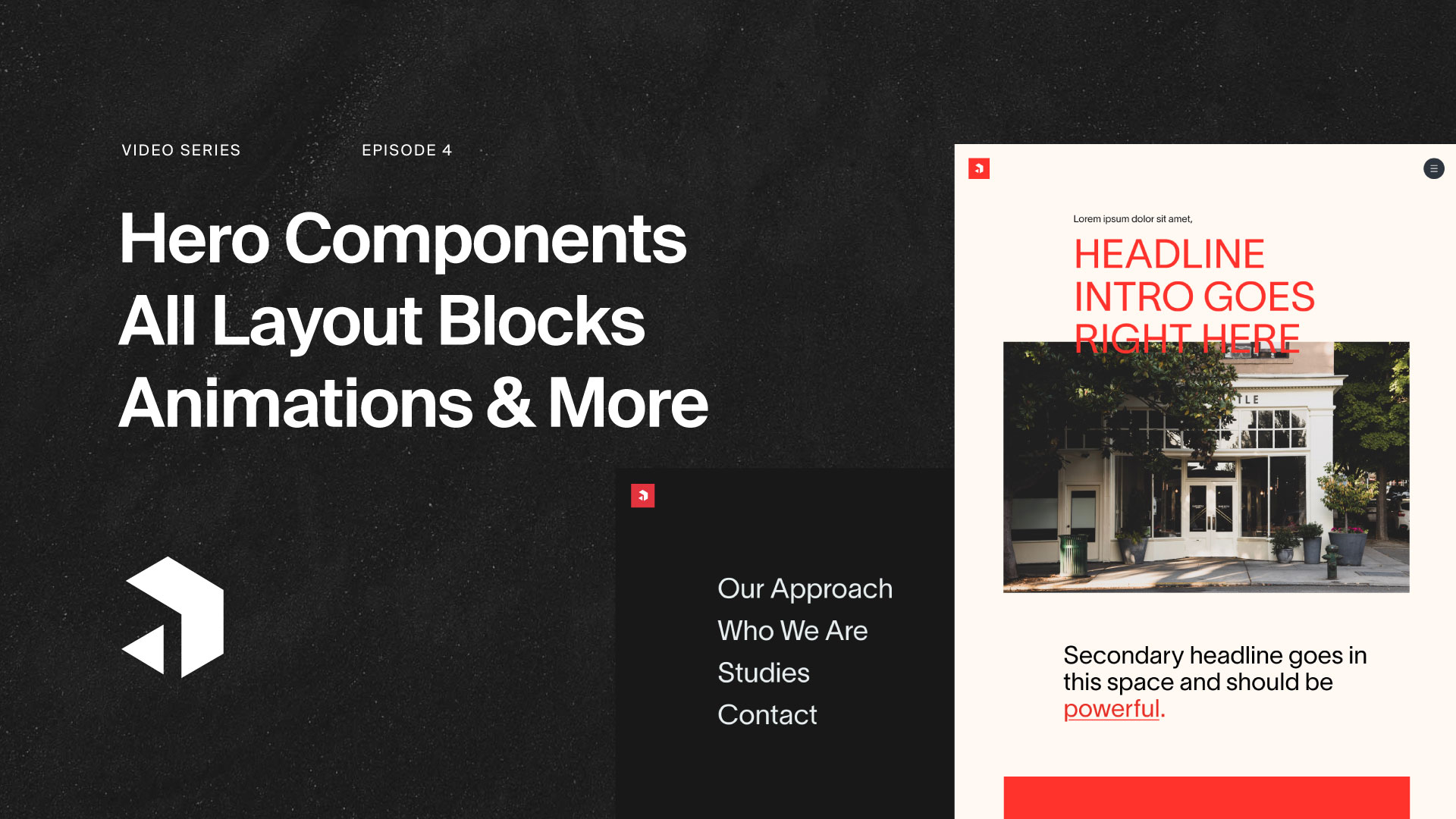 Building a Professionally Designed Website Episode 4 - Heroes, Layout ...