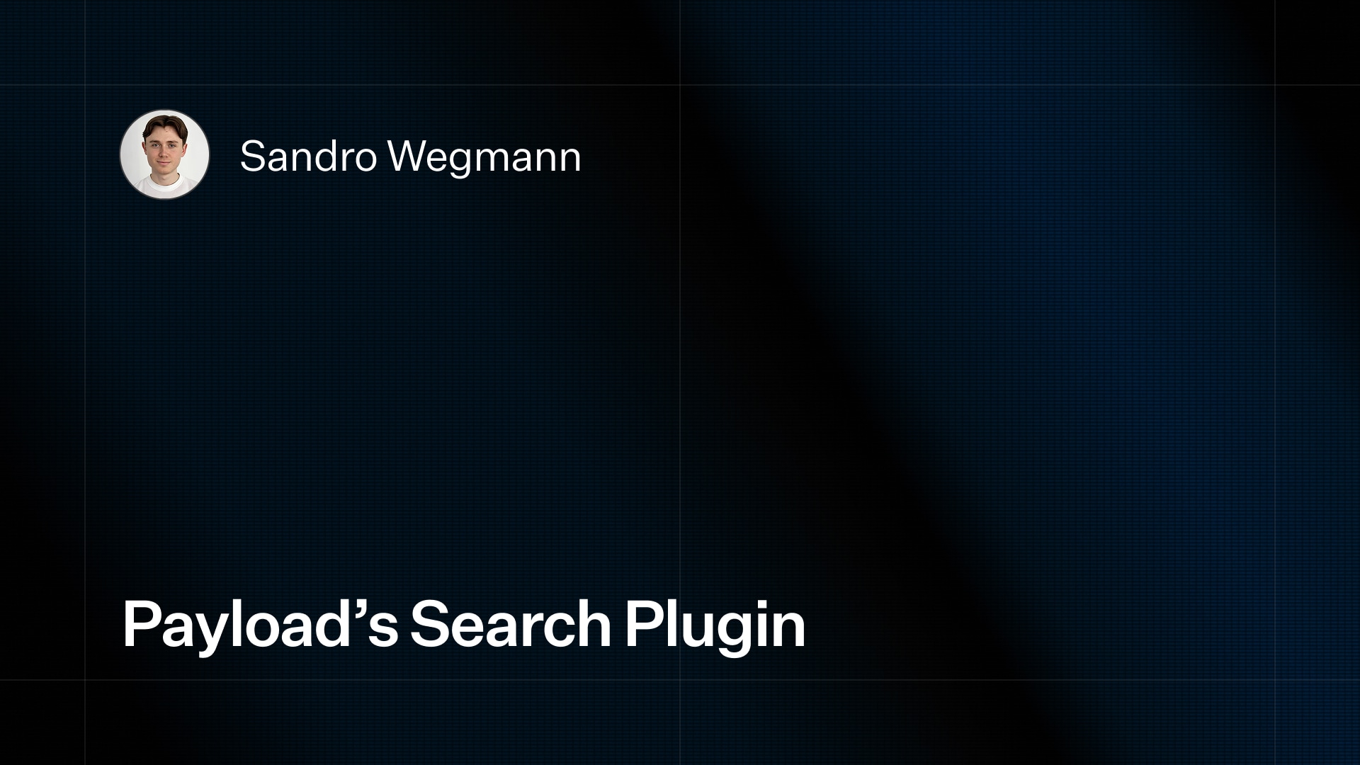 Setting up search with the official Payload search plugin