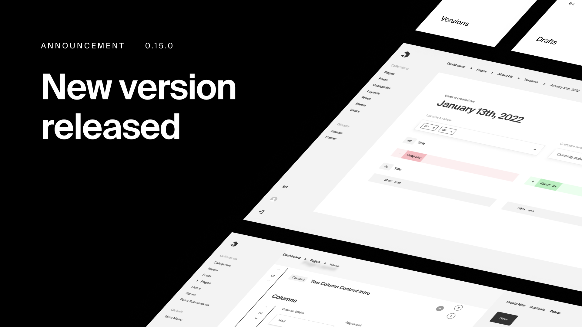 Payload CMS - Version 0.15.0 Released | Blog | Payload CMS